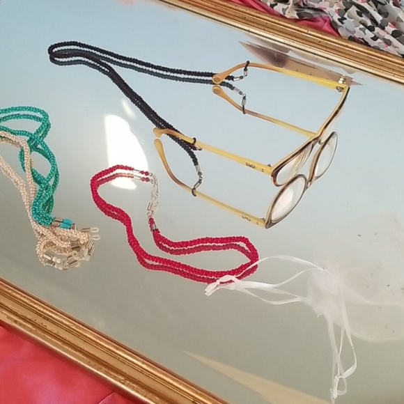 Jewelry | Elastic Hand Made Beadwork Spectacle Cords | Poshmark